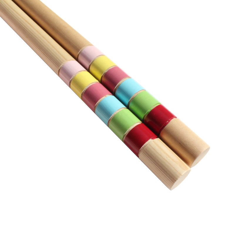 Six Player Croquet Set 28'' with Wooden Mallets Colored Ball Carry Bag ...